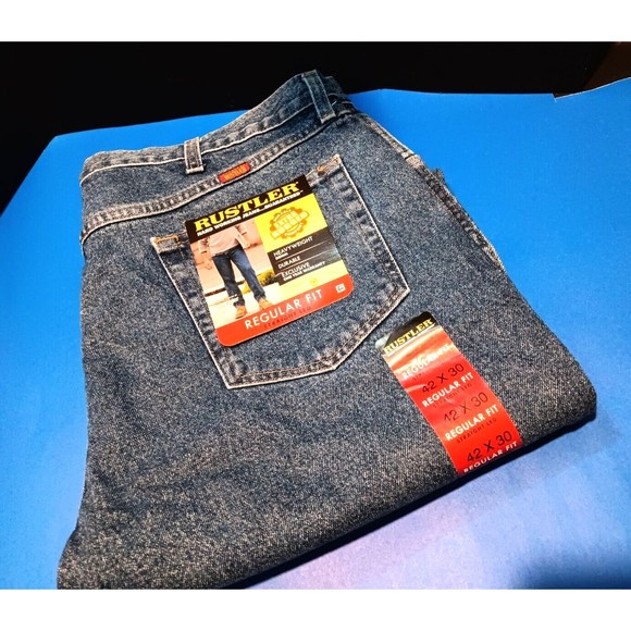 Rustler | Jeans | Mens Rustler Reg Fit Straight Leg Heavyweight Denim ...